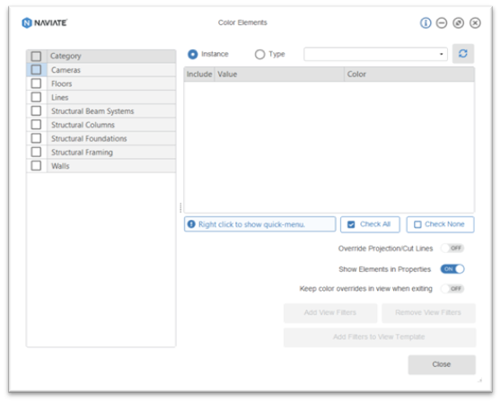 Naviate Accelerate Using Color Elements To Perform Tasks In A Revit Structures Model 2598
