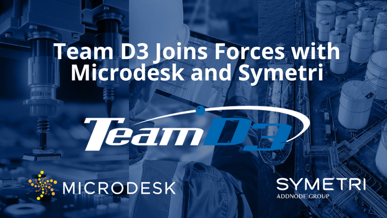 Team D3 joins forces with Microdesk and Symetri | Symetri.us