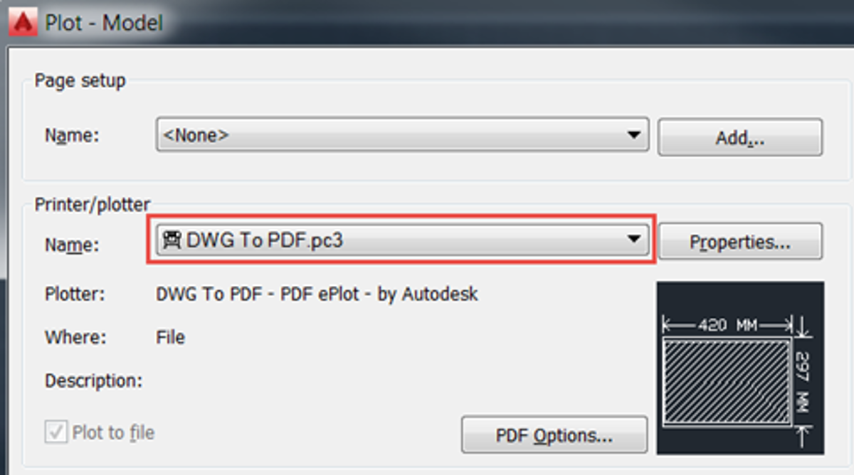 Creating a PC3 plotter in AutoCAD | Symetri.us